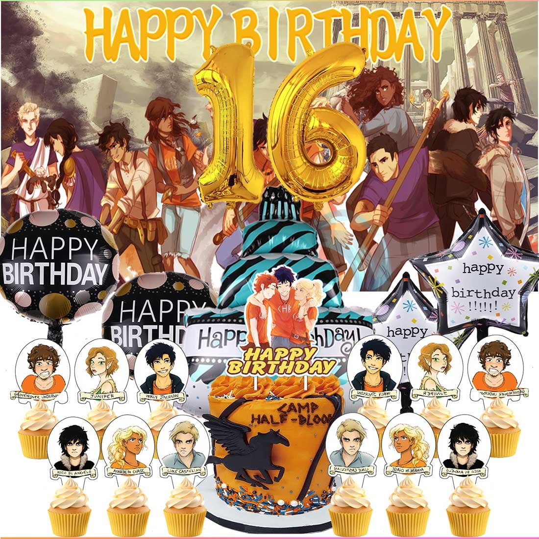 Percy Jackson the Olympians Party Supplies Decor 16th Kit Balloons ...