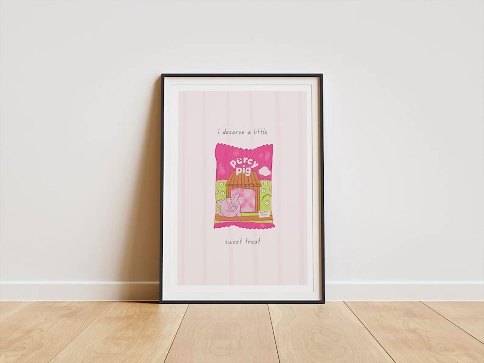 Percy Pigs Art Print 24x36 UNFRAMED - Walmart.com
