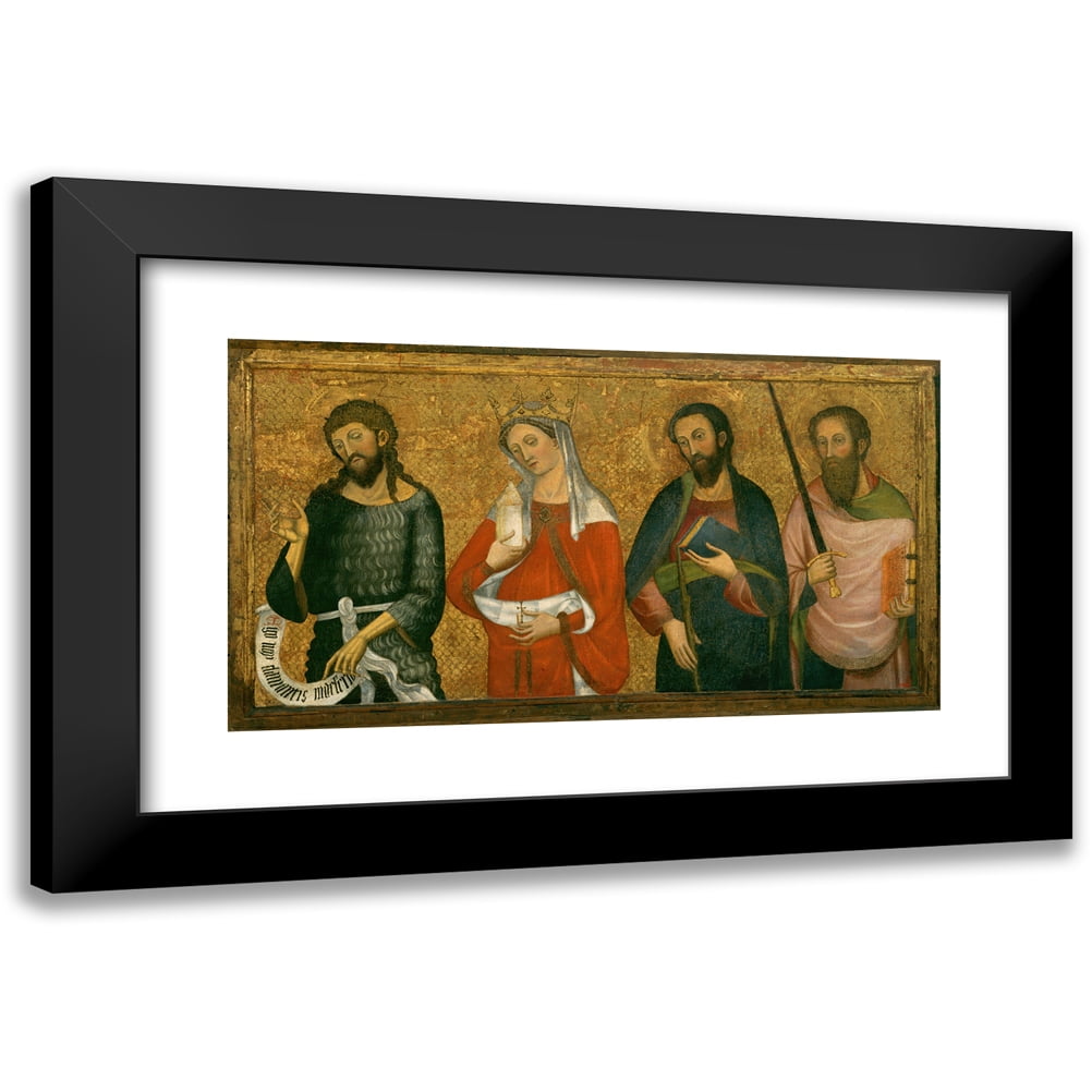 Pere Serra 18x12 Black Modern Framed Museum Art Print Titled - Saint ...