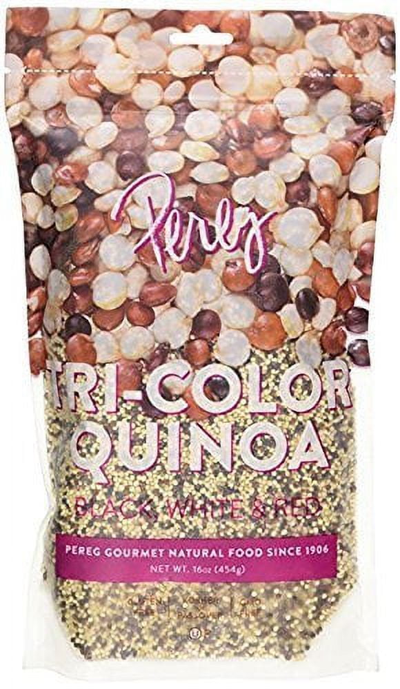 Pereg Tri-Color Quinoa Black, White & Red Gluten Free 16 Oz. KFP - Pack ...