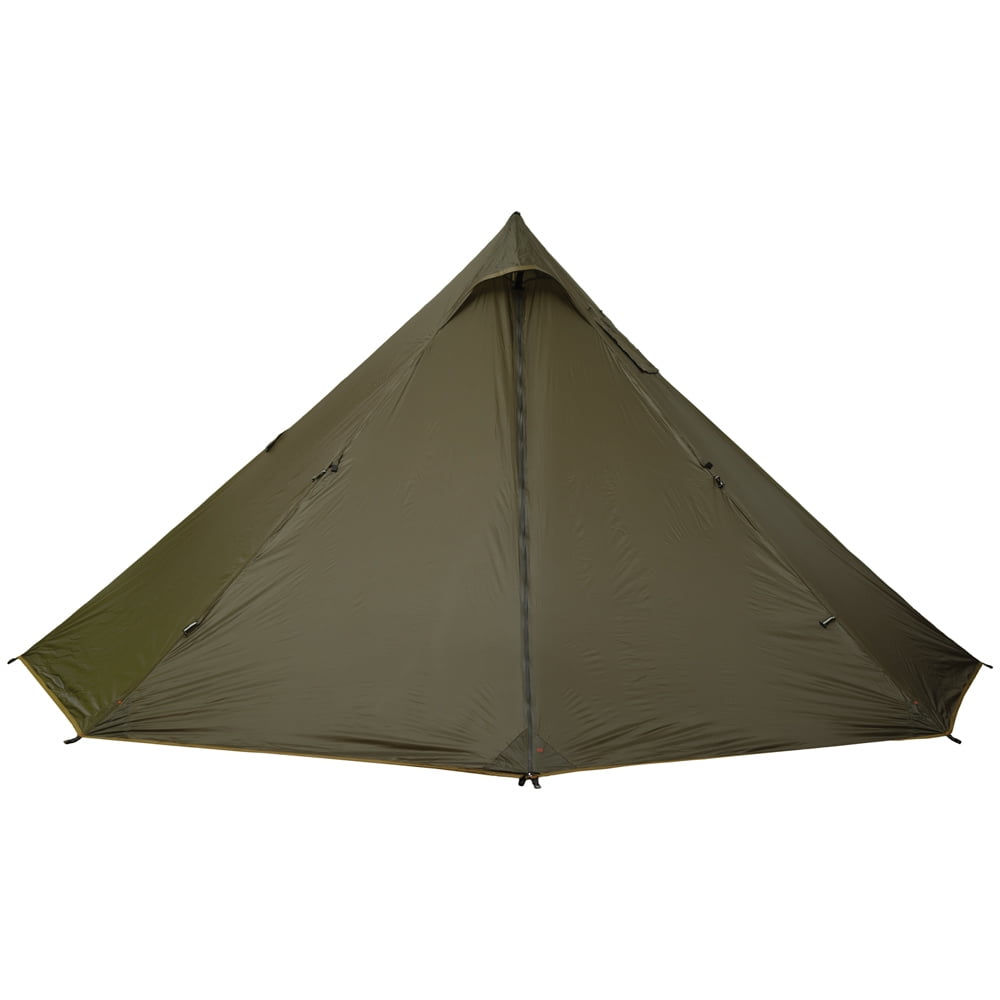 Peregrine Boreal 4-Person Floorless Hot Tent with Pole and Stove Jack, Great for Winter Camping ...