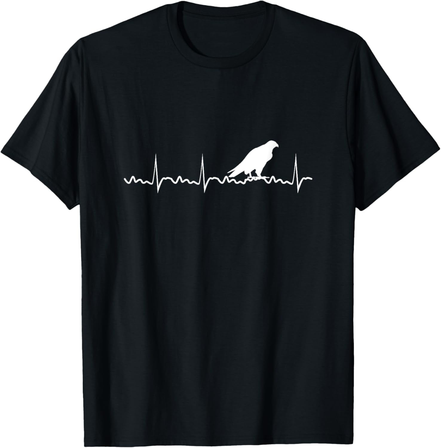 Peregrine Falcon Heartbeat Bird Falcon Animal T-Shirt - Walmart.com