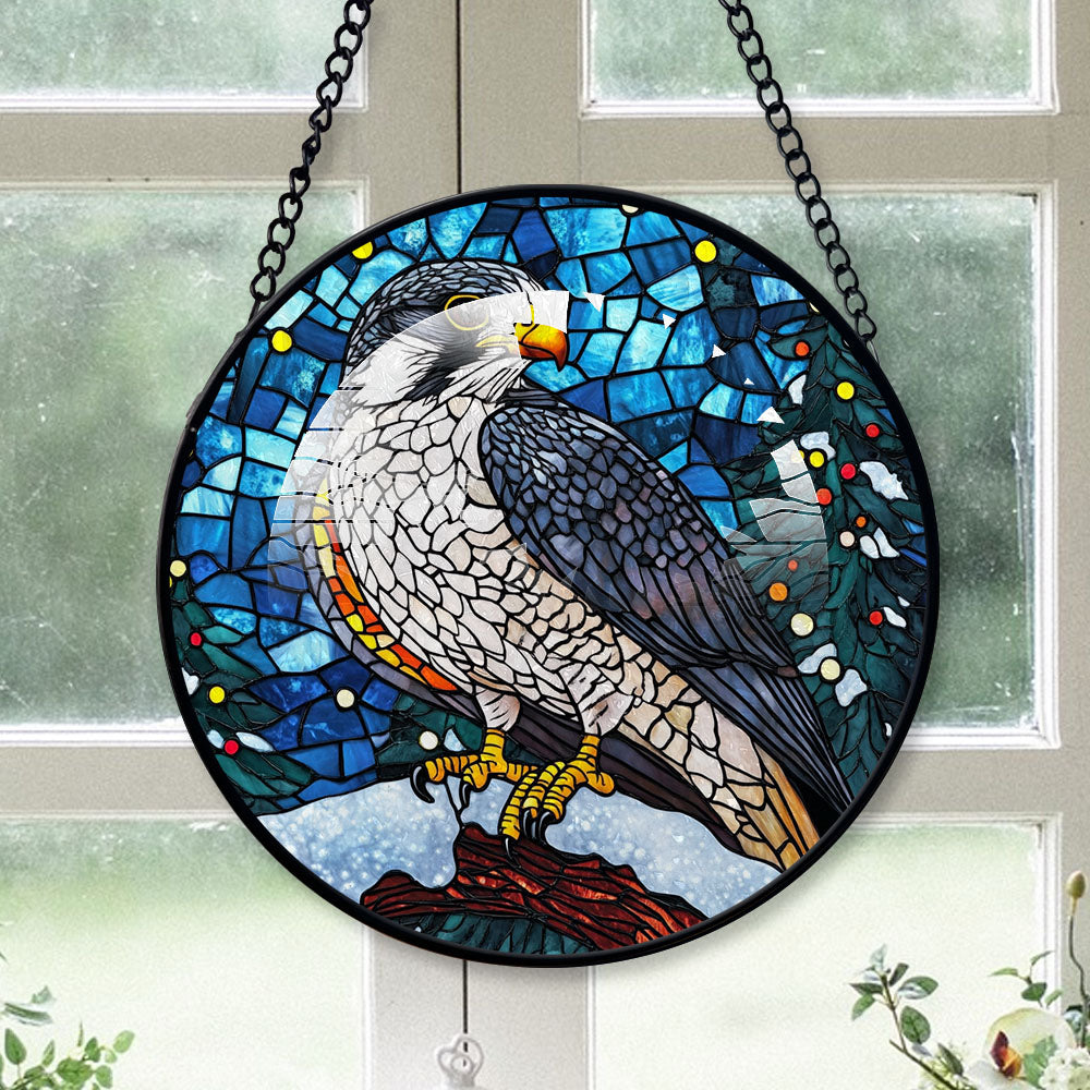 Peregrine Falcon Ornament Christmas 2025, Peregrine FalconStained Glass ...