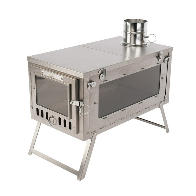 Peregrine Ultralight Folding Hot Tent Woodburning Titanium Stove with ...