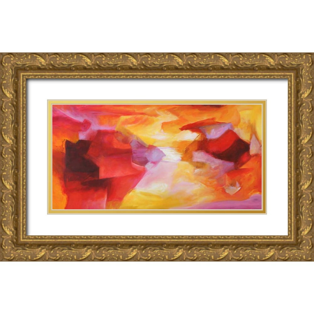 Perelli, Teo Vals 24x14 Gold Ornate Wood Framed with Double Matting ...