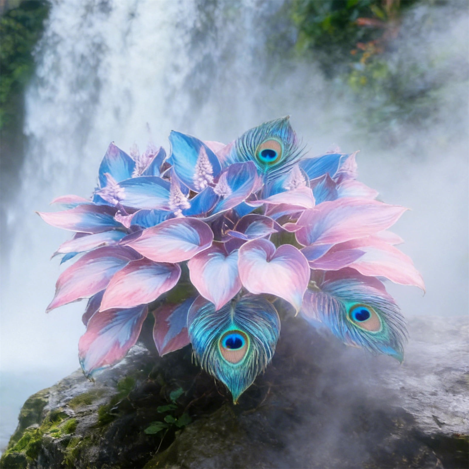 Perennial Butterfly Flower Hostas·Low-Maintenance ·Spotted Hostas ...