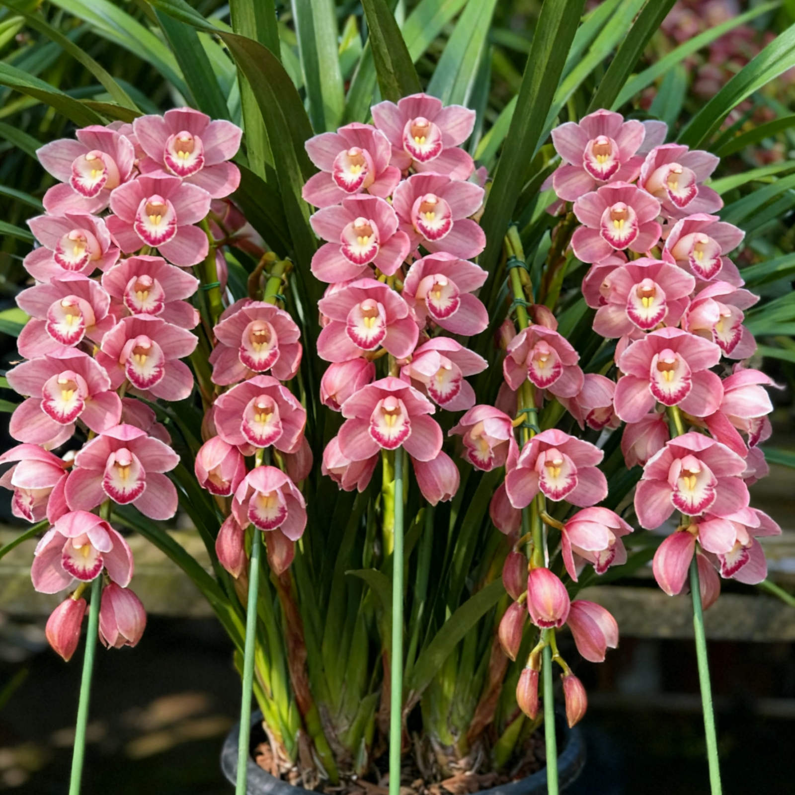 Perennial-Cymbidium-Bulbs For Planting - Premium Garden Stakes Perfect ...