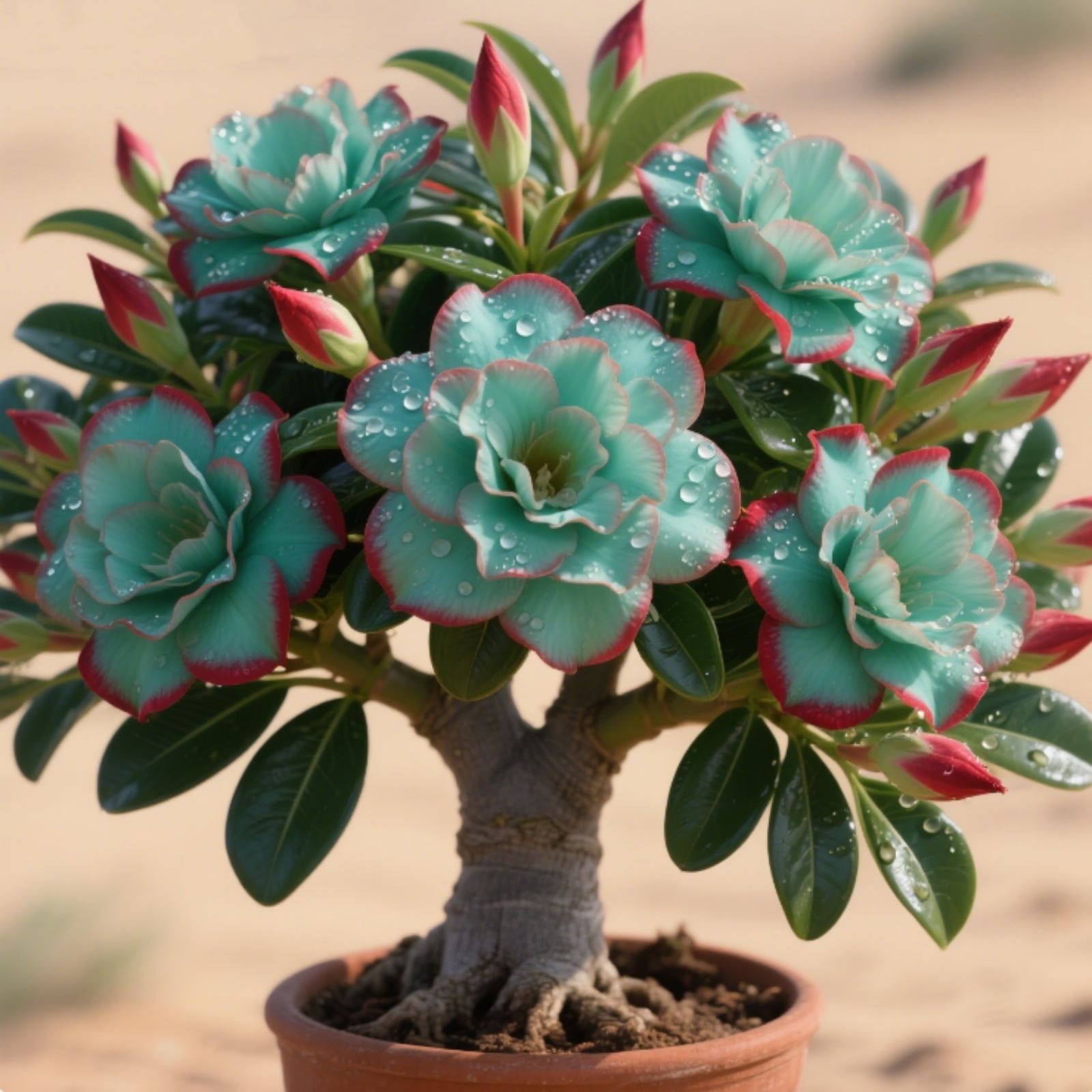 Perennial-Desert Rose-Bulbs For Planting - Premium Garden Stakes ...