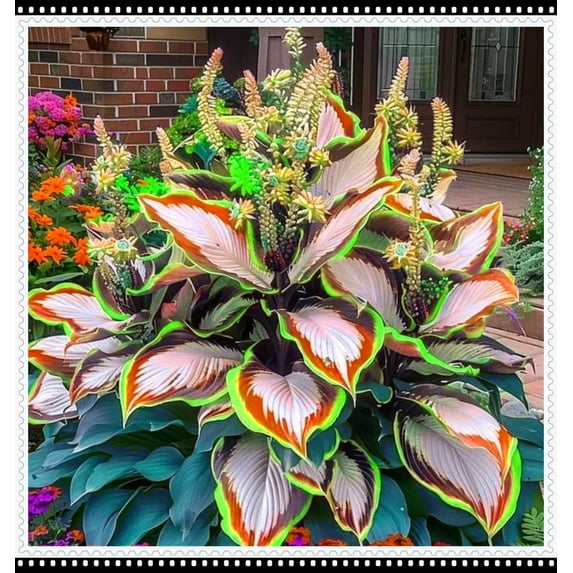 Perennial-Outdoor Decoration hosta-Rhizomes Easy planting -Filling ...
