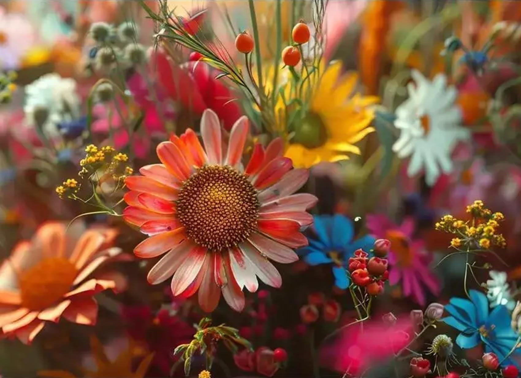 Perennial Wildflower Mix - 1 Ounce - Great for Pollinatiors and Very ...