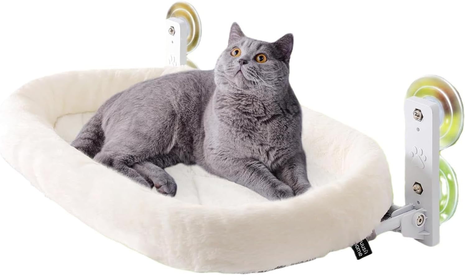 Perfactly Cat Desk Bed,Cat Window Cordless Foldable Cat Hammock Bed ...