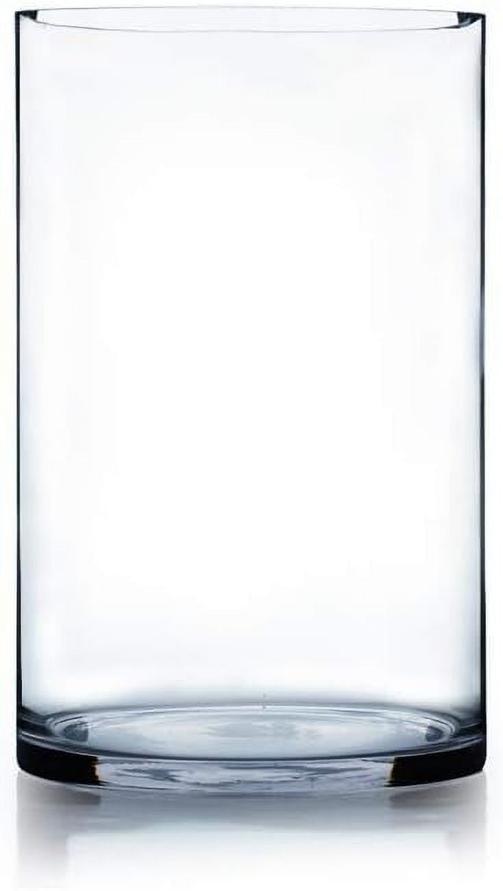 Perfactly Cylinder Vase Bulk, Width 7", Height 12", Clear Wide Large ...