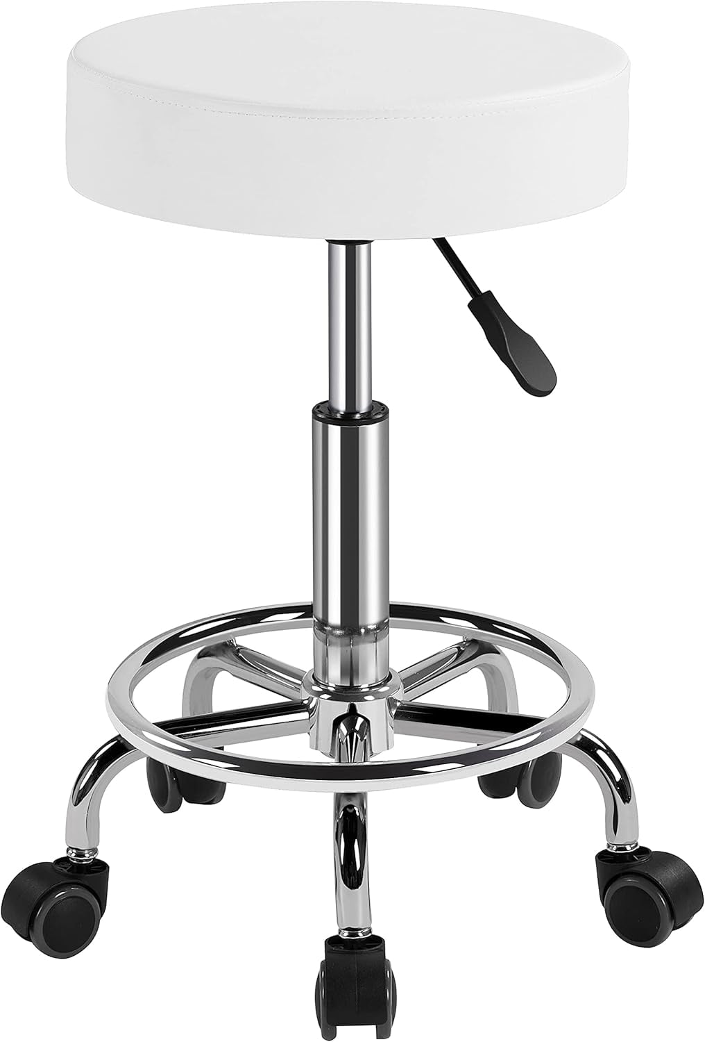 Perfactly Rolling Stool Adjustable Spa Chair with Wheels Small Round ...
