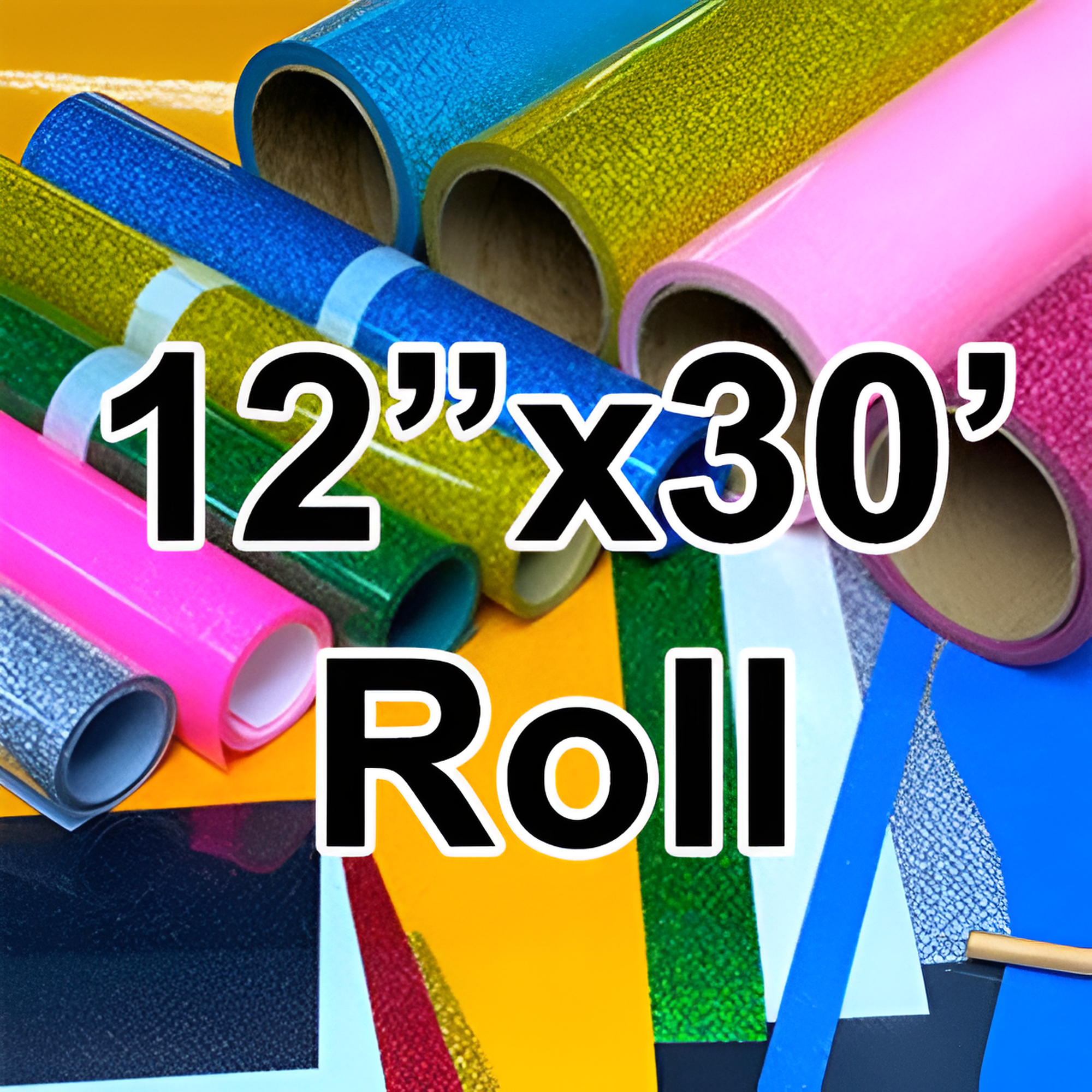 PerfecPressHTV.com 12" PerfecPress Glitter 12" x 30' Roll - Walmart.com