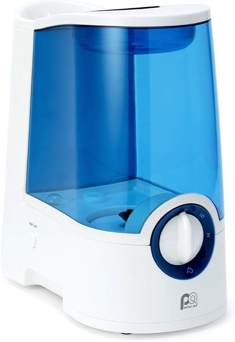 Perfect 1.0 Gallon Warm Mist Humidifier - Produces Steam Vapor and ...