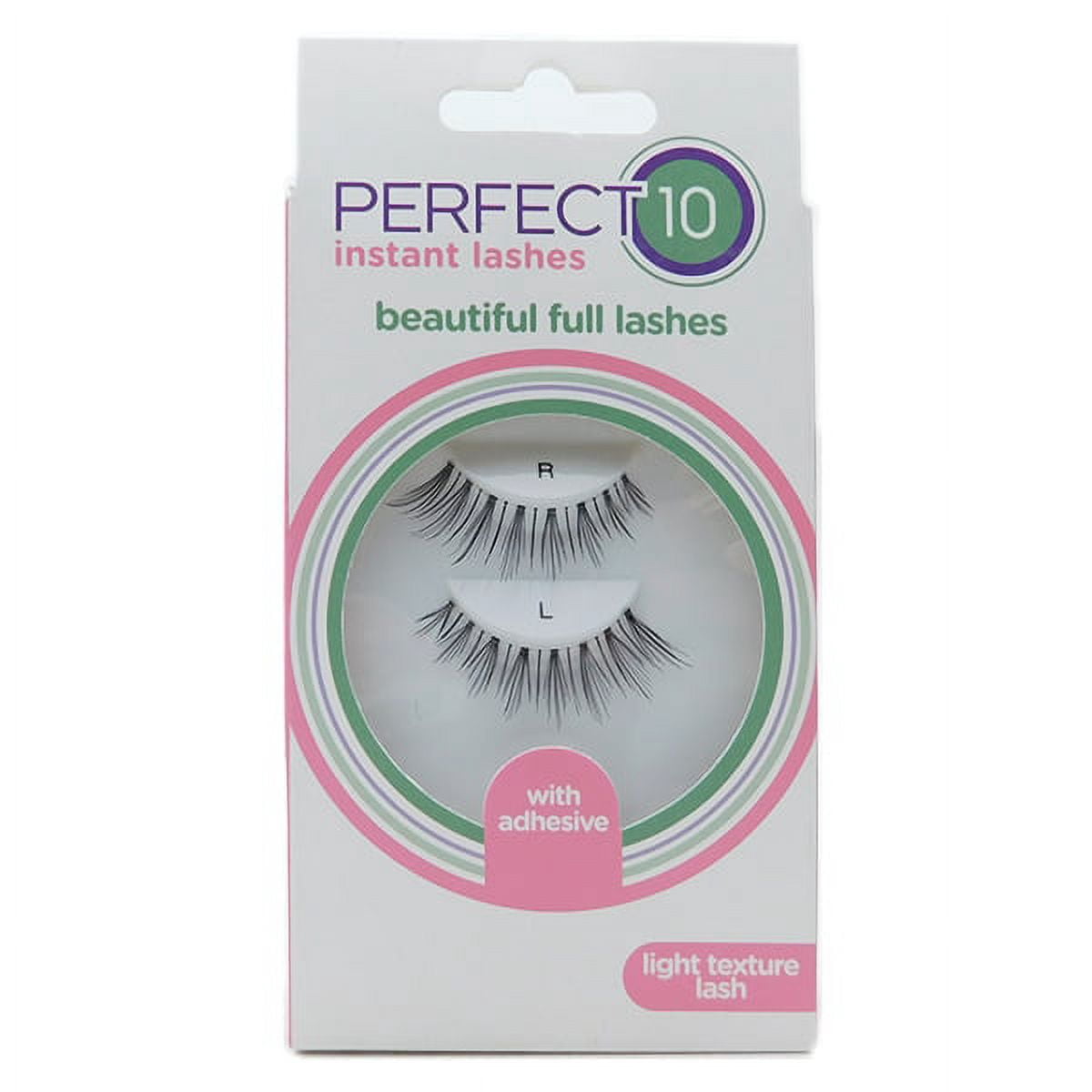 Perfect 10 Instant Lashes Light Texture Lash: 2 Strip Lashes, Lash ...