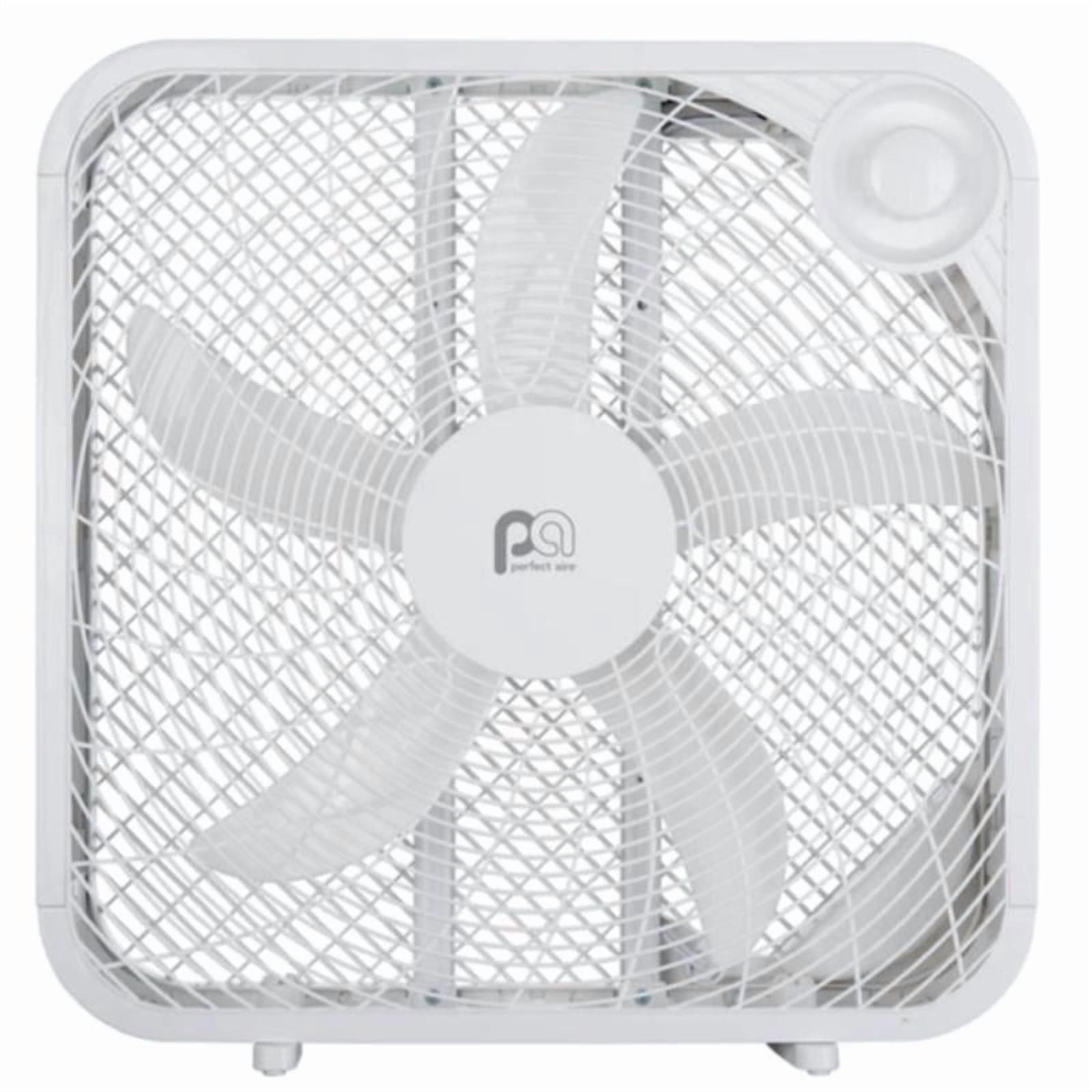 Perfect Aire 20 in 3-Speed Box Electric Household Fan - Walmart.com