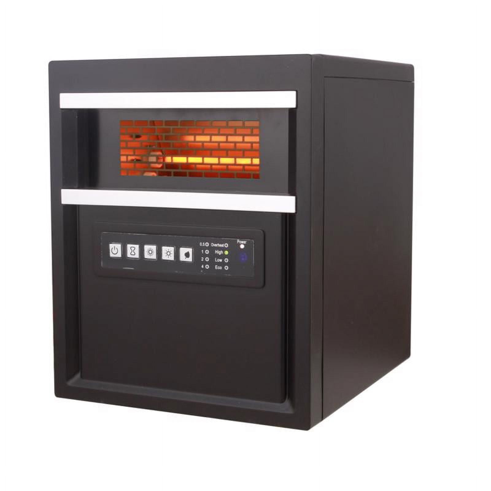 Perfect Aire Electric Infrared Heater with Remote, 1500W, Indoor Home ...