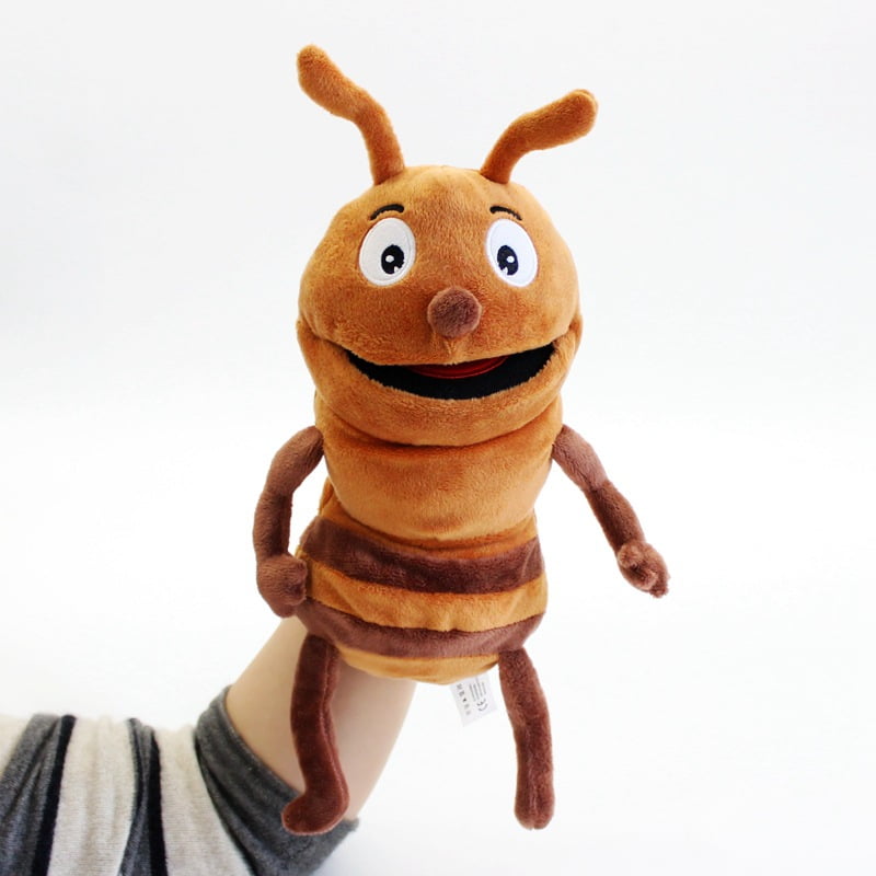 Perfect Alley Cartoon Insect Hand Doll Plush Toy Puppet 35cm Butterfly ...