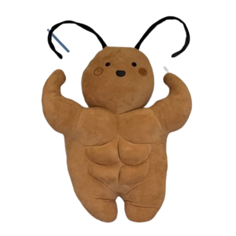 Perfect Alley Cartoon Muscle Cockroach Plush Doll Toy Gift Pillow 58 ...