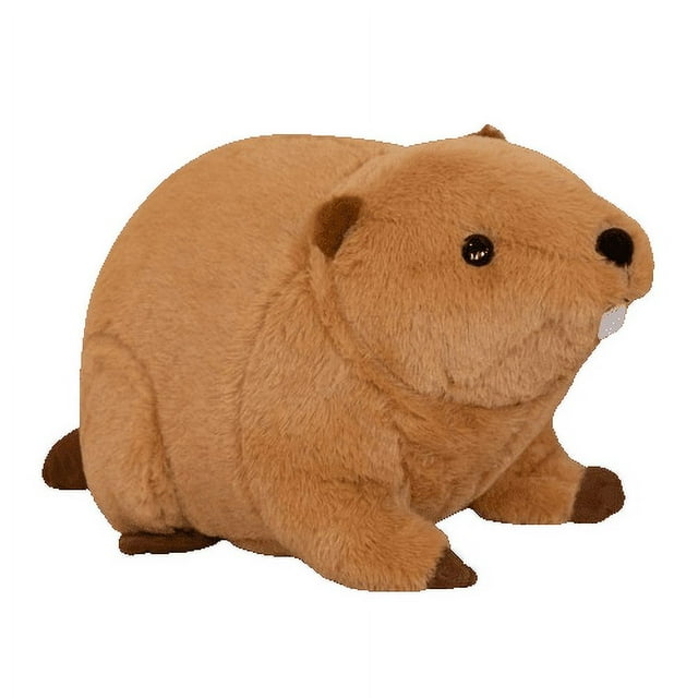 Perfect Alley Lifelike Beaver Stuffed Animal with Big Front Teeth Animated Plush Nutria Toy Doll ...