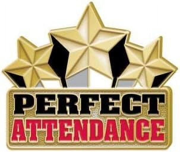 Perfect Attendance Star Pins, Attendance Pin Great for Attendance Lapel ...