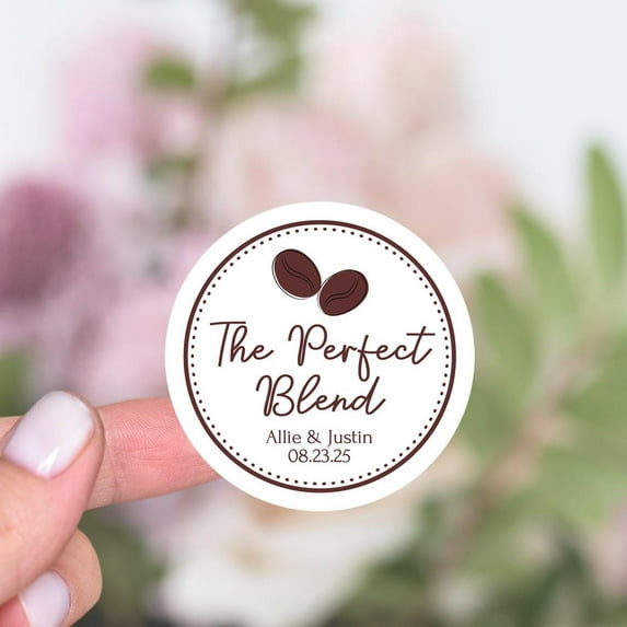 Perfect Blend Coffee Wedding Favor Wedding Coffee Favor Wedding Coffee ...