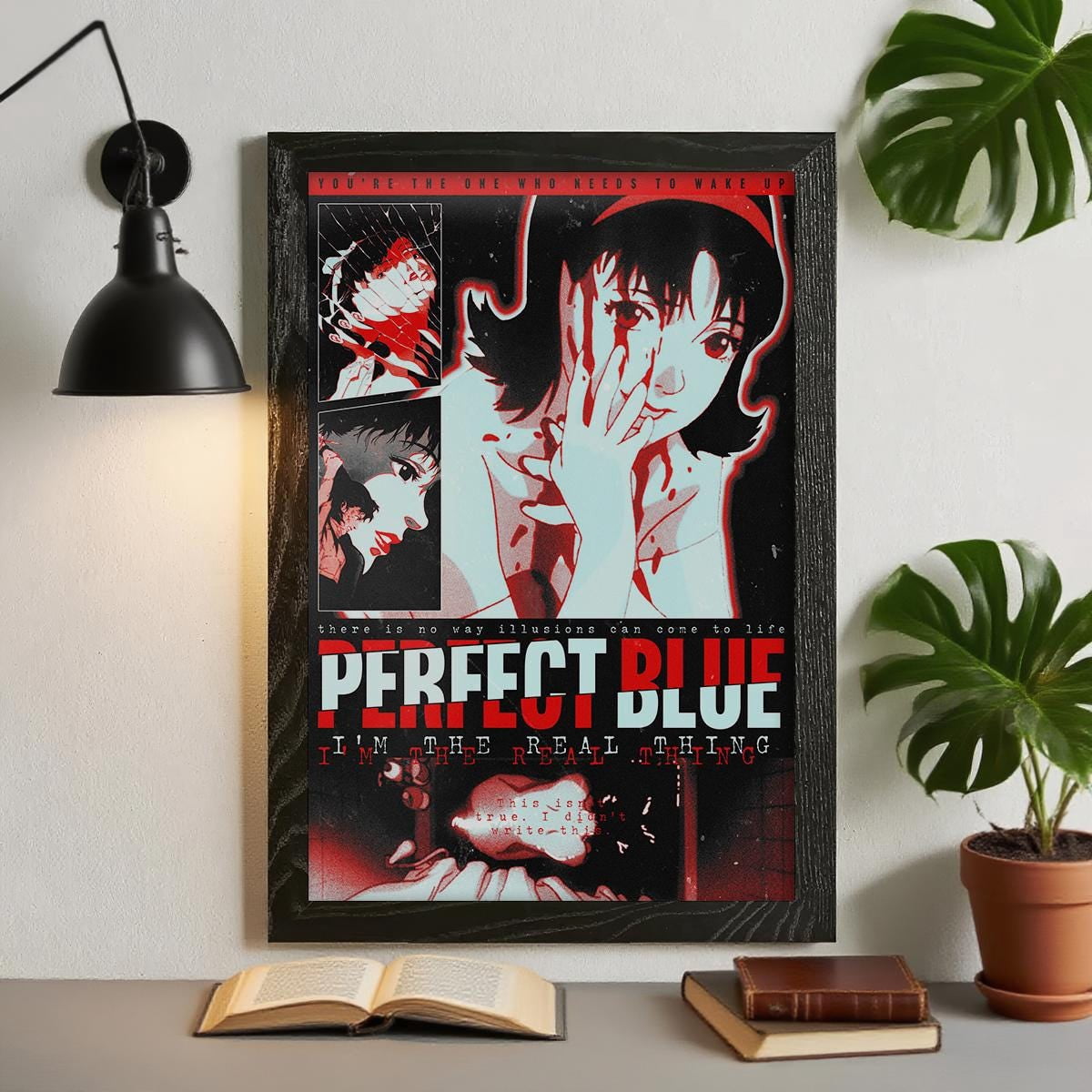 Perfect Blue Anime Poster, Waterproof Canvas Print, Anime Fan Gift ...