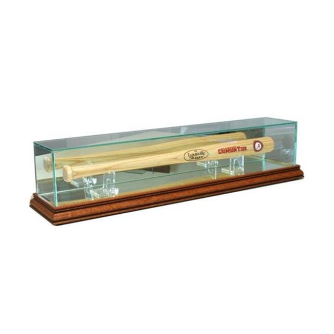 Perfect Cases MNIBSBT-W Mini Bat Display Case- Walnut - Walmart.com