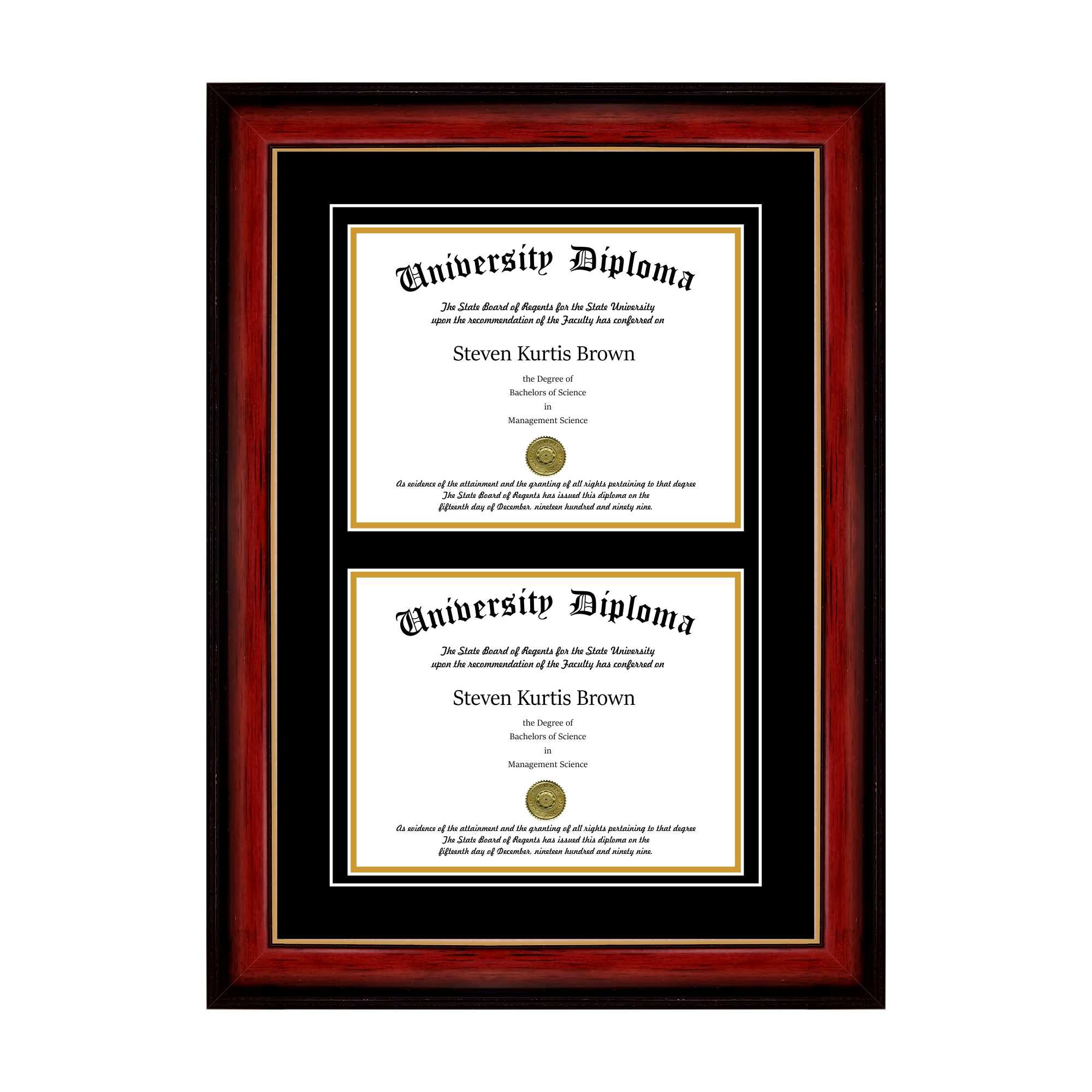 Perfect Cases and Frames 8.5" x 11" Glass Wall Mounted Frames, Black ...