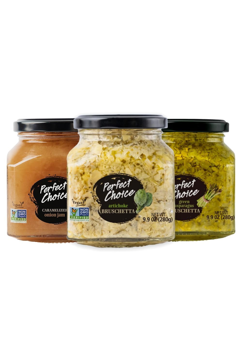 Perfect Choice Variety Pack with Delicious Artichoke Bruschetta, Green ...