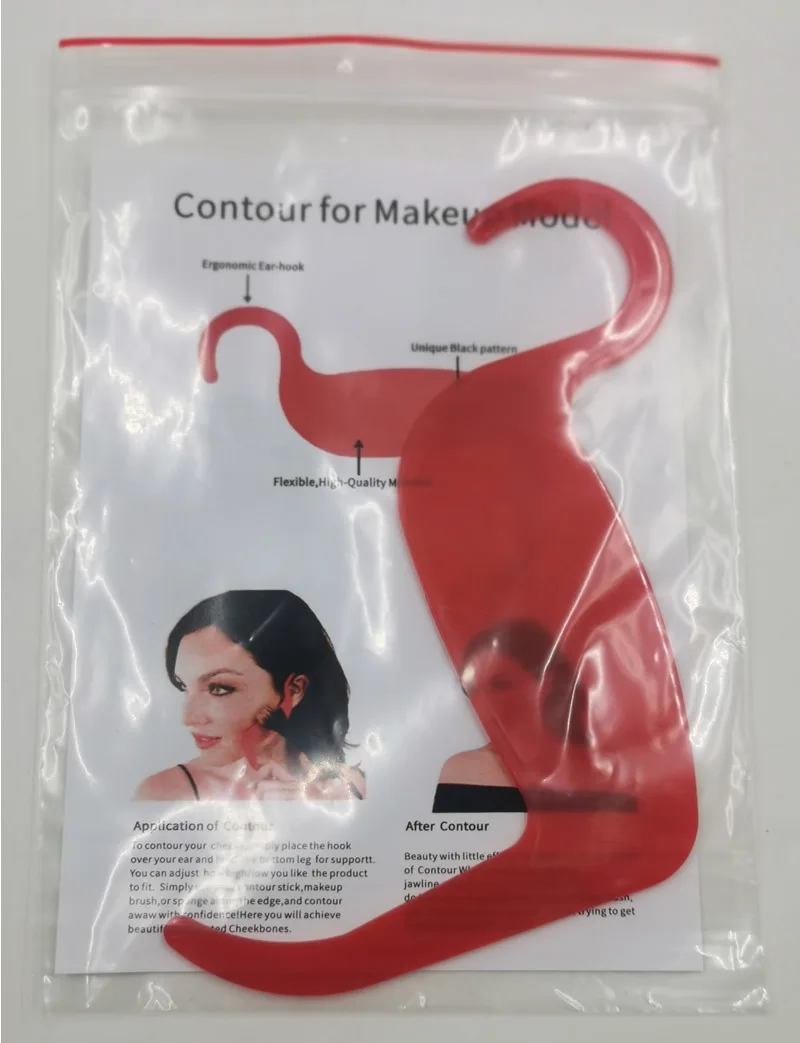Perfect Contour Curve Stencil Eyebrow Shaper Makeup Tools Eyeliner ...