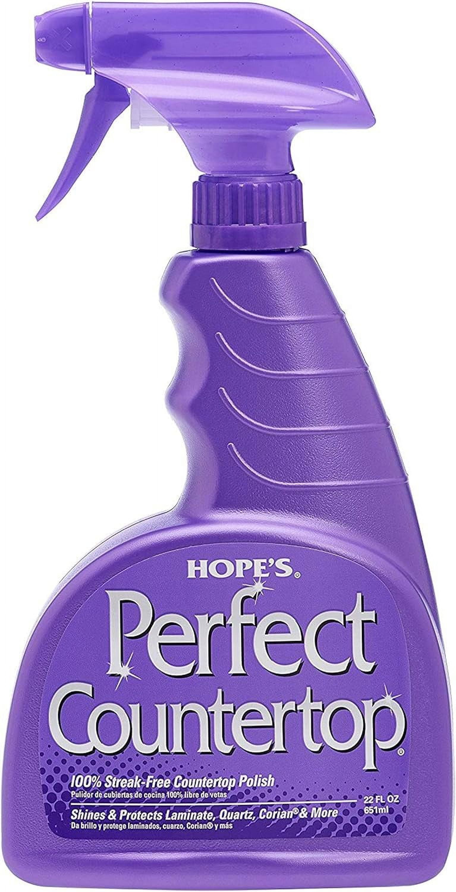 Perfect Countertop Cleaner and Polish 22-Ounce, Streak-Free Multi ...