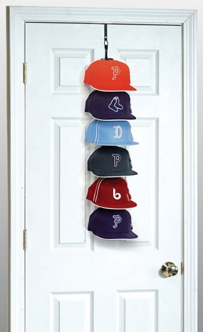 Perfect Curve 18 Caps Wall Mounted Organizer, Hat Display & Home ...