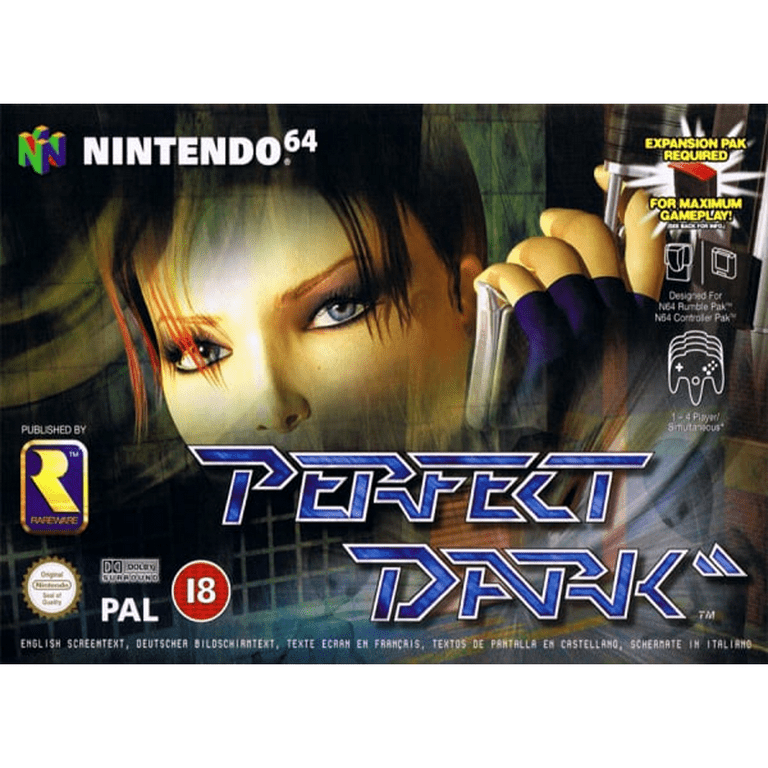 Perfect Dark Games Cartridge Card for N64 US Version