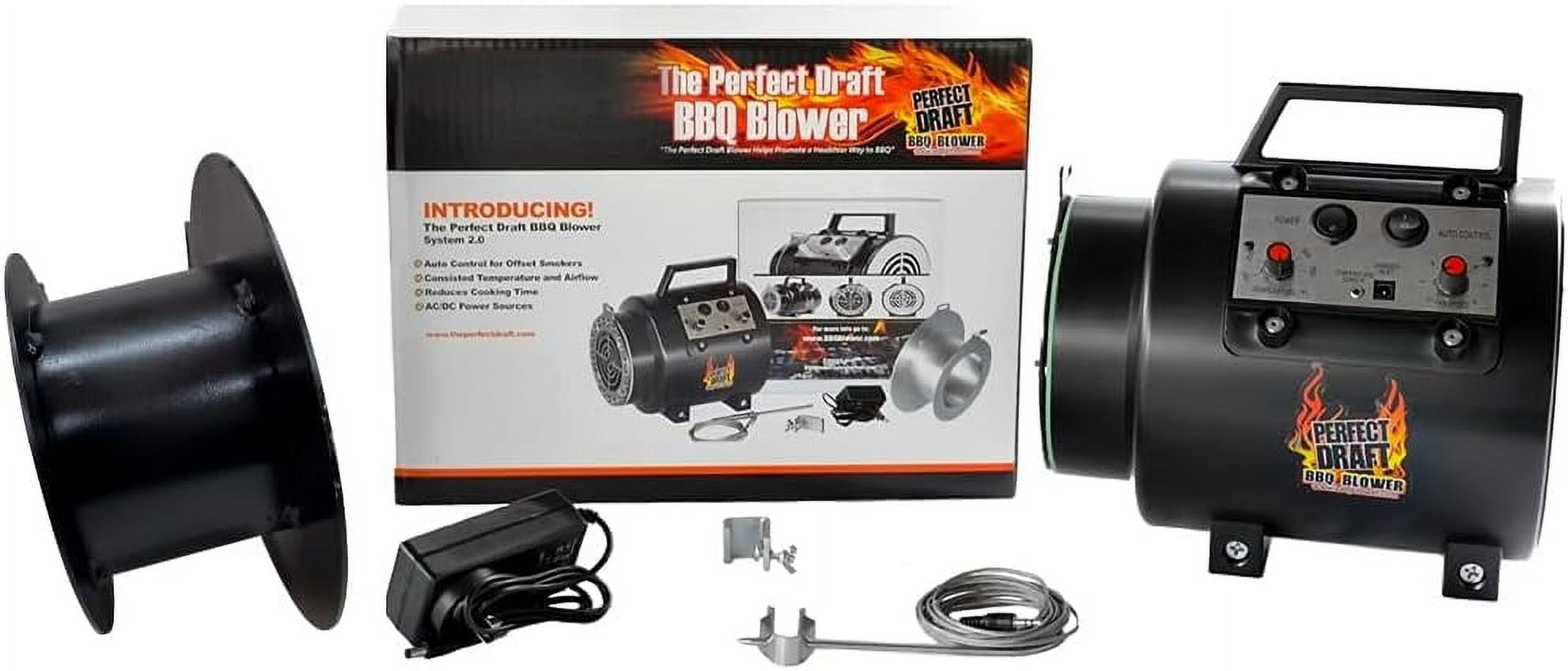 Perfect Draft BBQ Blower 4.0 for Offset Smoker Grill - Designed in ...