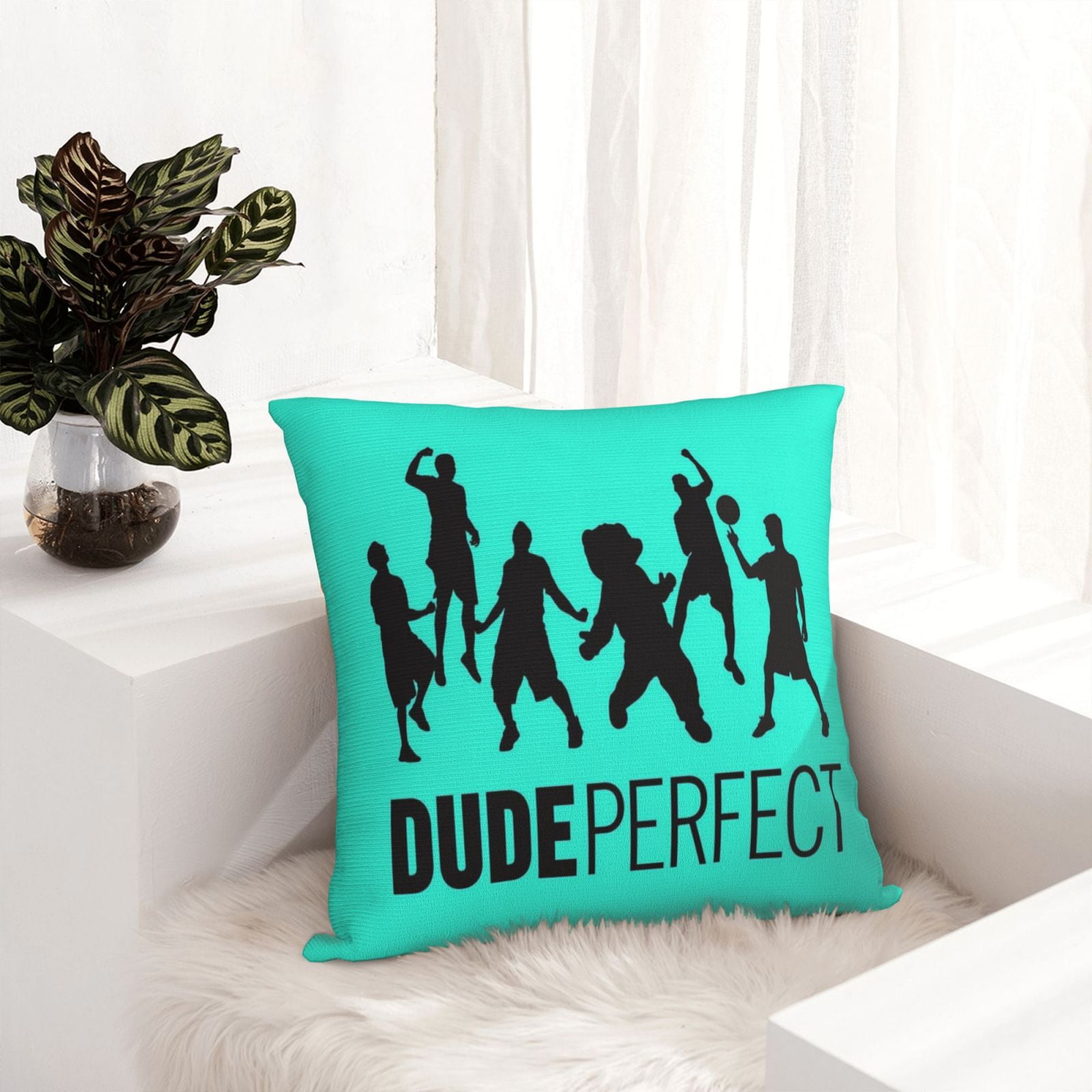 Perfect Dude Throw Pillow Band Covers Decorative Pillowcase Square ...
