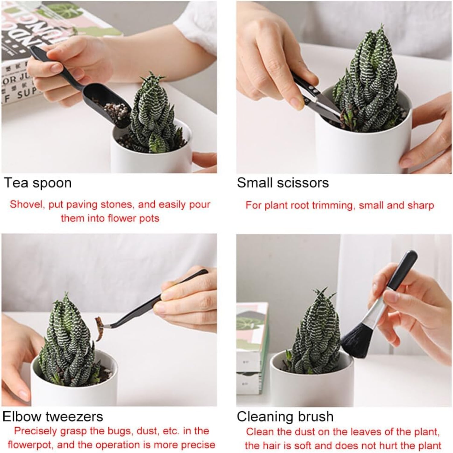 Perfect Essential Mini Succulent Gardening Tool Kit with 8 Pcs of ...