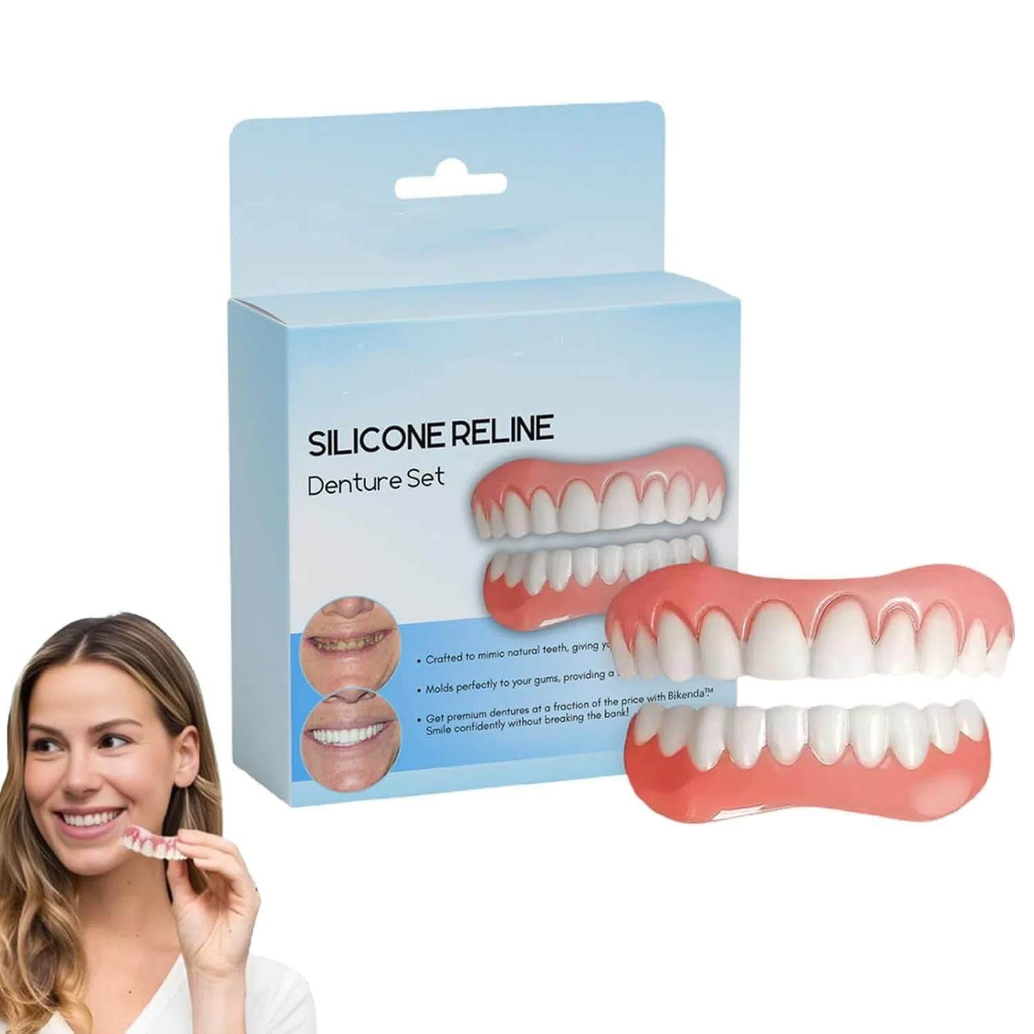 Perfect Fit Denture Silicone Reline Kit -2024 New Reline It Denture ...