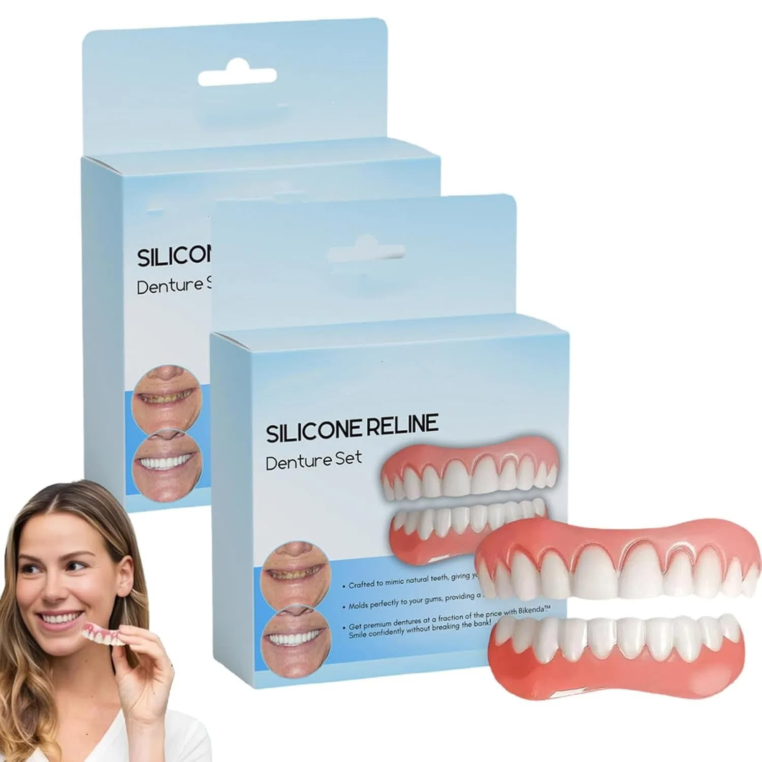 Perfect Fit Denture Silicone Reline Kit -2024 New Reline It Denture ...
