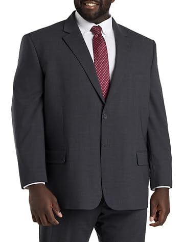 Perfect Fit Jacket-Relaxer Suit Jacket - Executive Cut Charcoal 60 ...