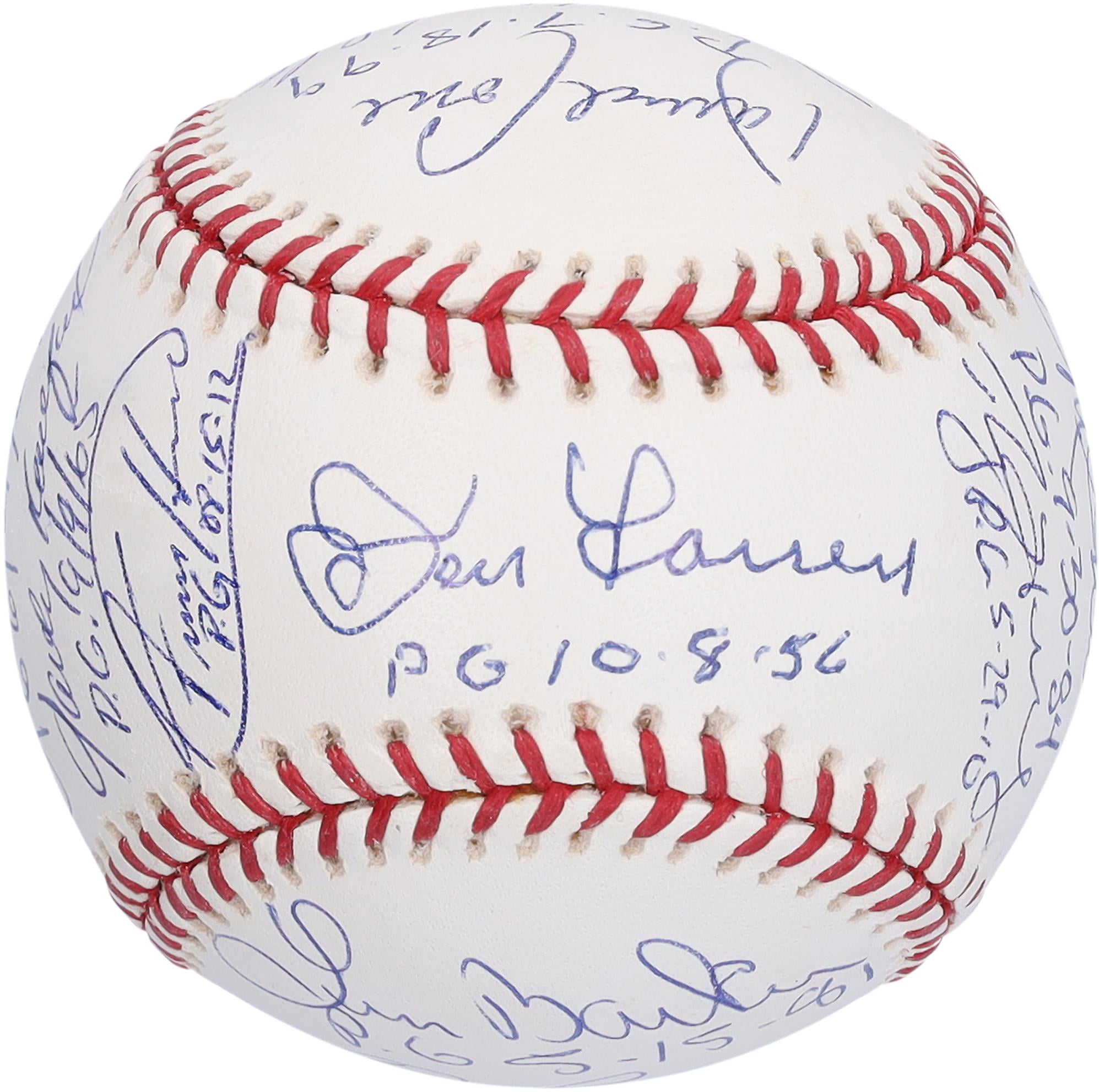 Perfect Game Pitchers Autographed Vintage Baseball with 16 Signatures ...