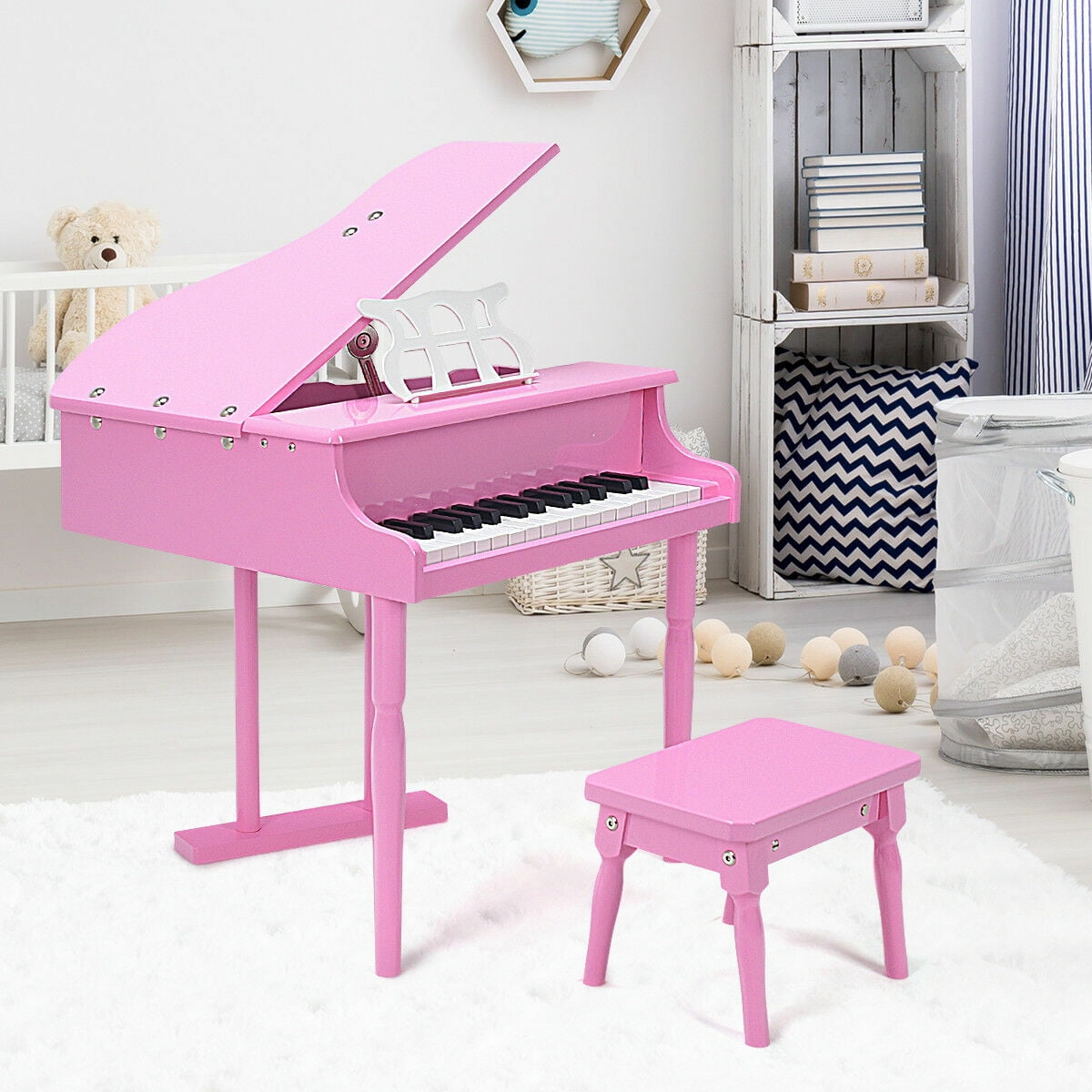 Perfect Gift Children Keyboard 30-key Toy Beginner Baby Piano w/ Bench ...