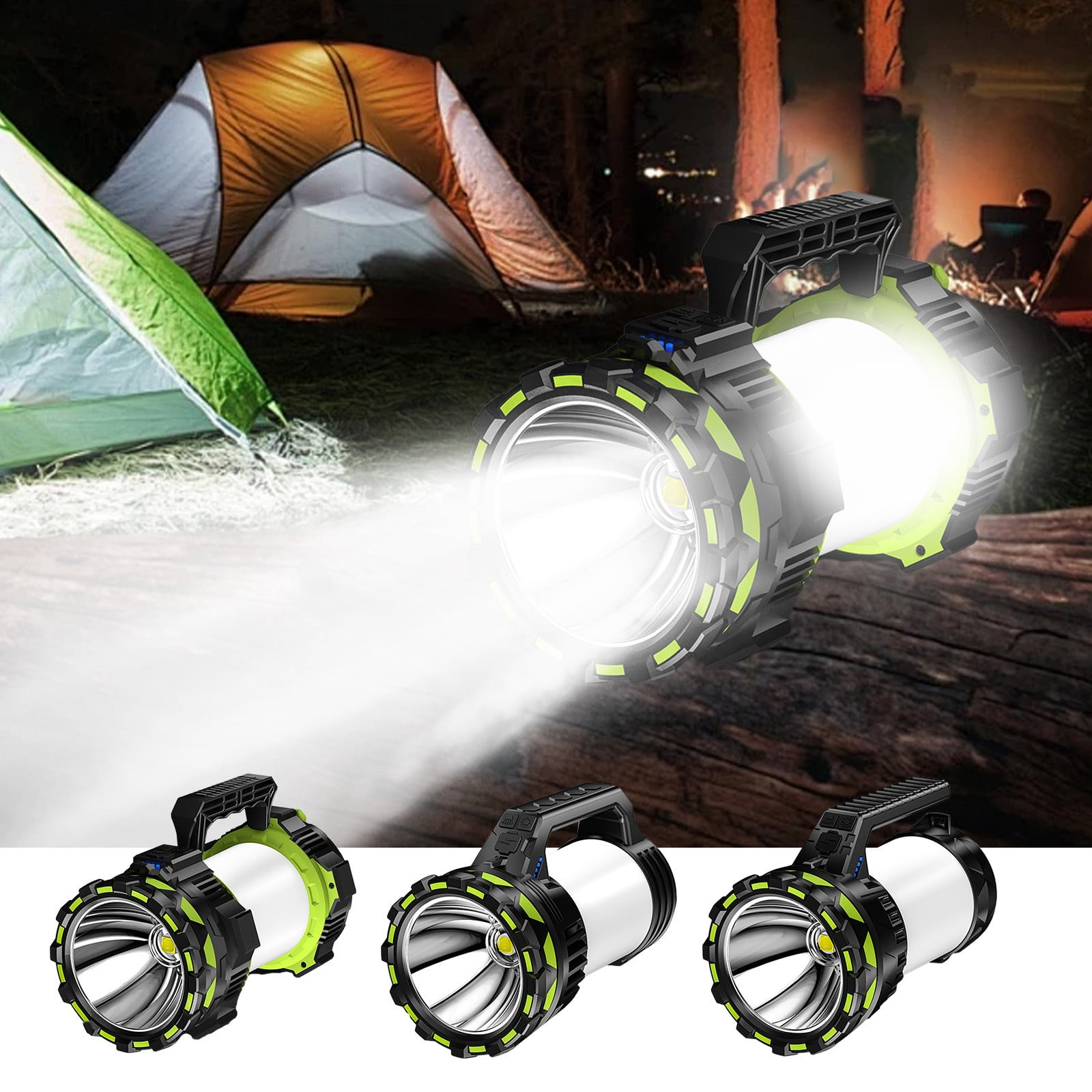 Perfect Gift Idea, Portable LED Flashlight, 1000 Lumens, Waterproof ...