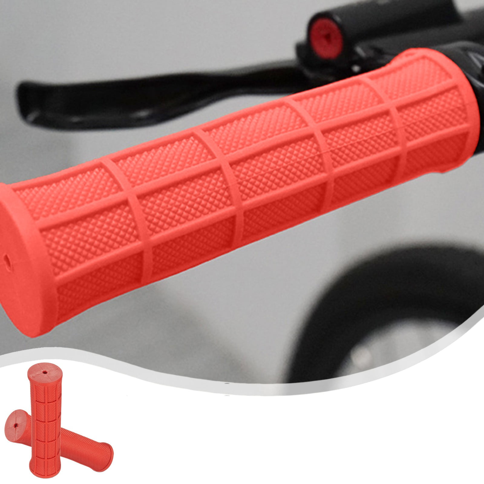 Perfect Gift Idea, Universal Bike Handle Cover, 22.2mm, Soft Rubber ...