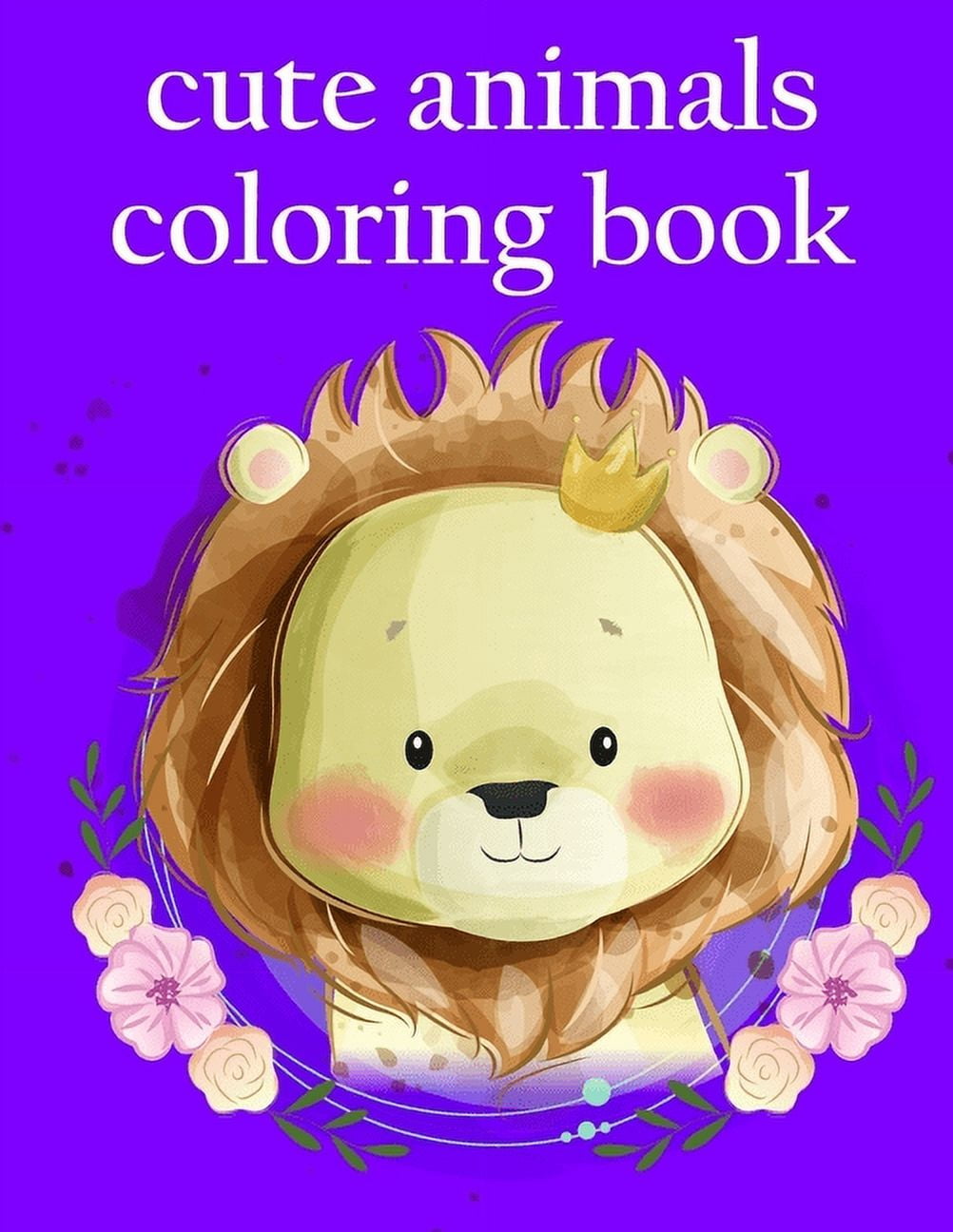 Perfect Gift: cute animals coloring book: Coloring Pages with Adorable ...