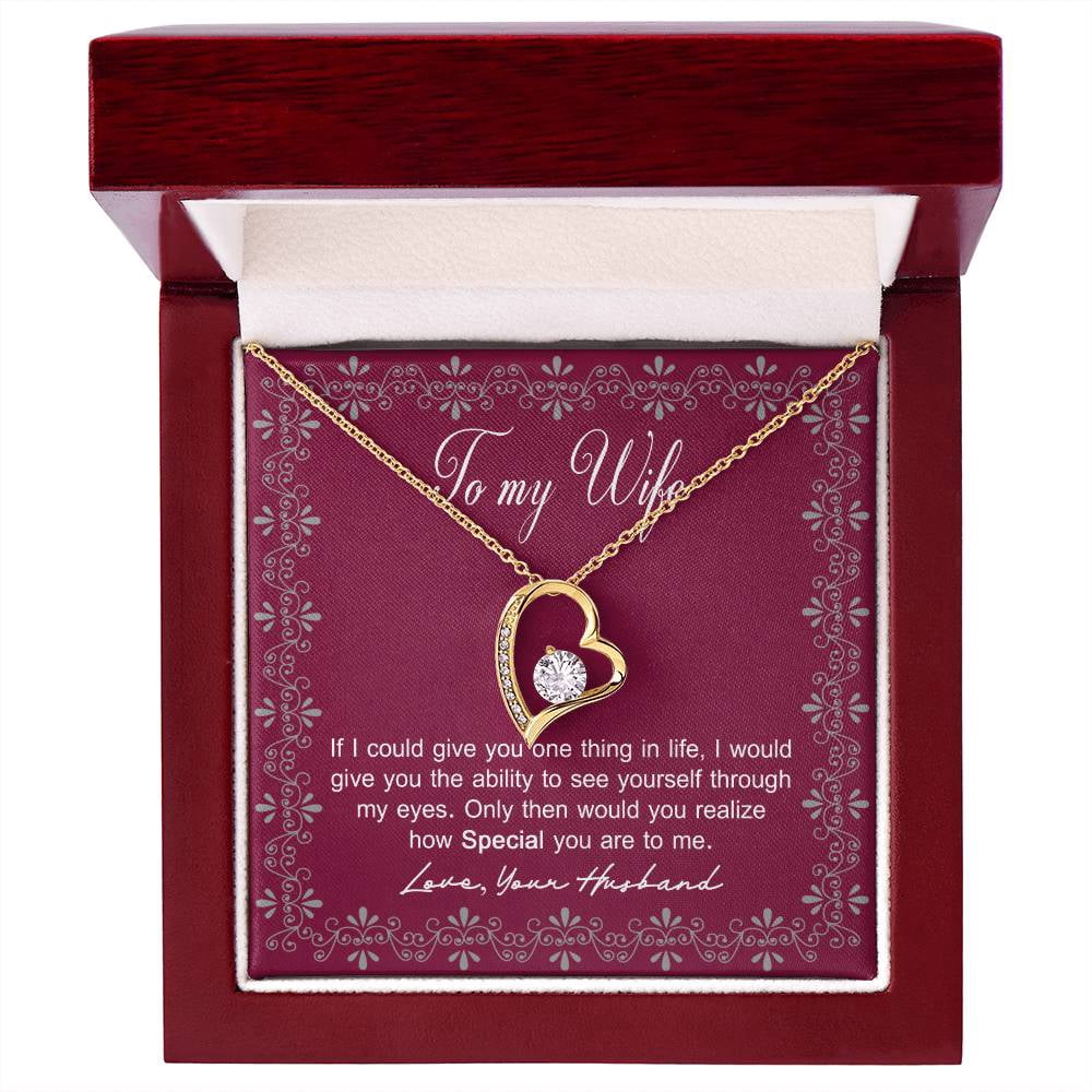 Perfect Gift for Wife - You Are Special To Me - Forever Love Necklace ...