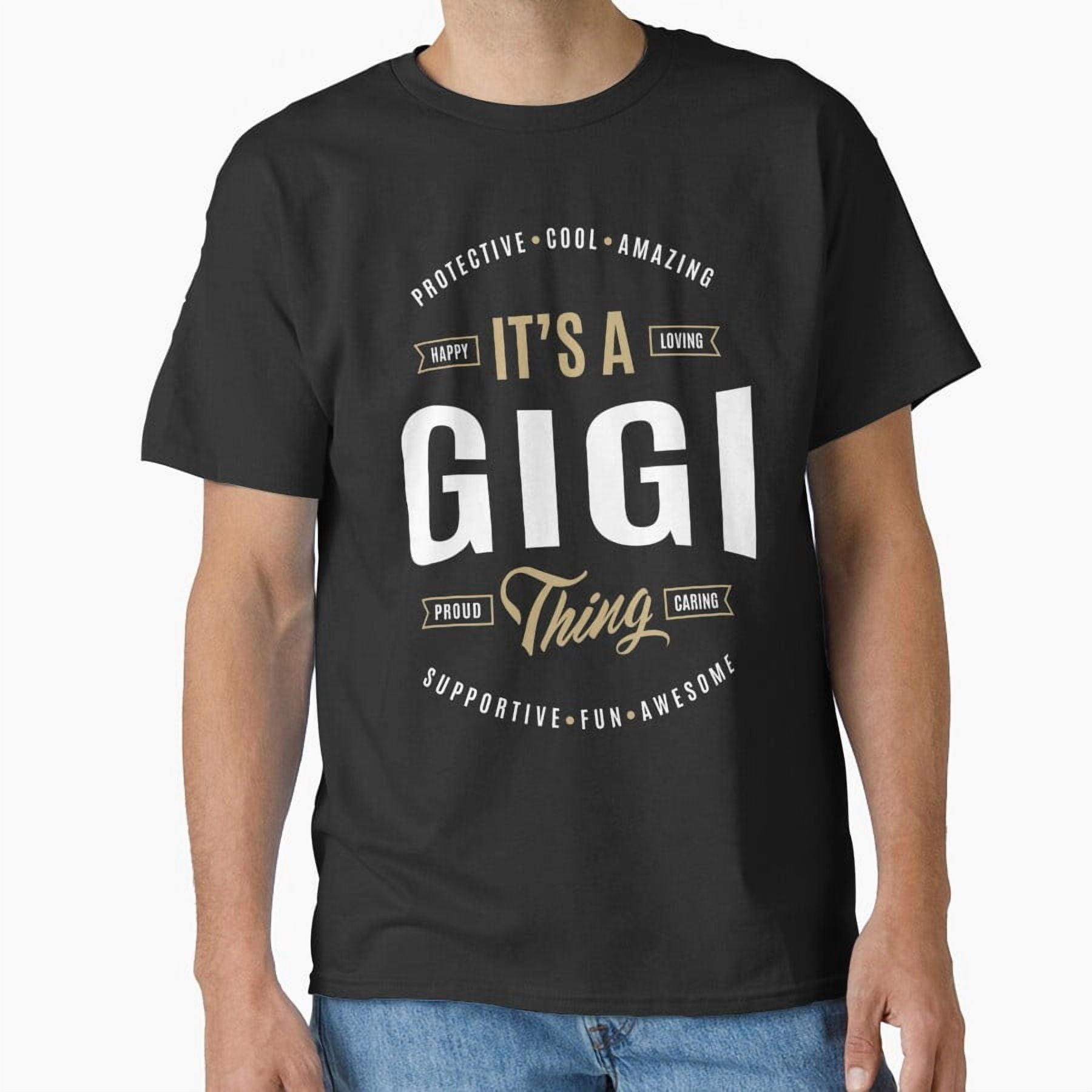 Perfect Gifts For Gigi Retro Family Pride Cute Lettering Graphic Unisex ...