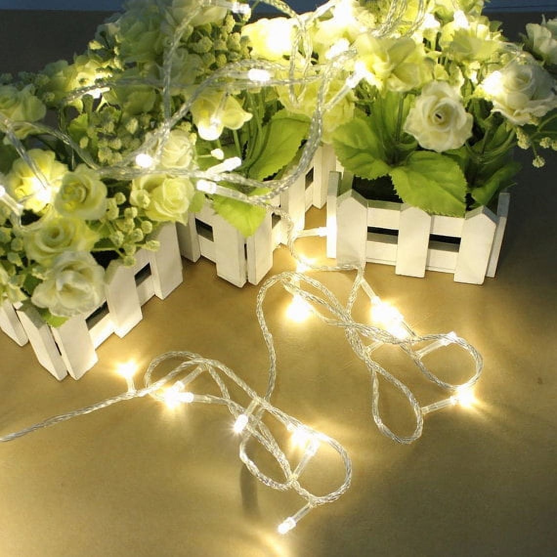 Perfect Holiday 20 LED String Light Battery Operated - Warm White ...
