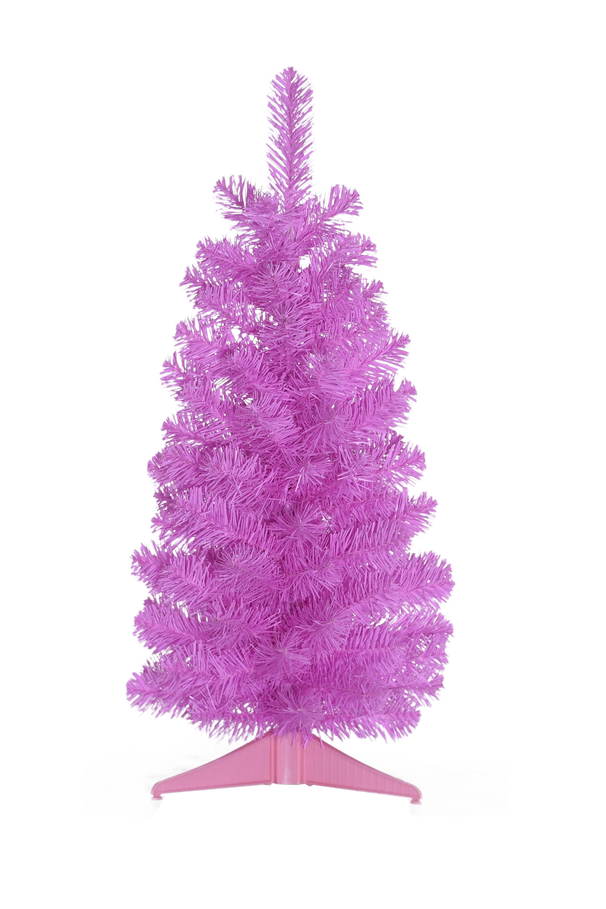 Perfect Holiday 2 Ft Noble Fir Pencil Christmas Tree, 93 Tips with ...
